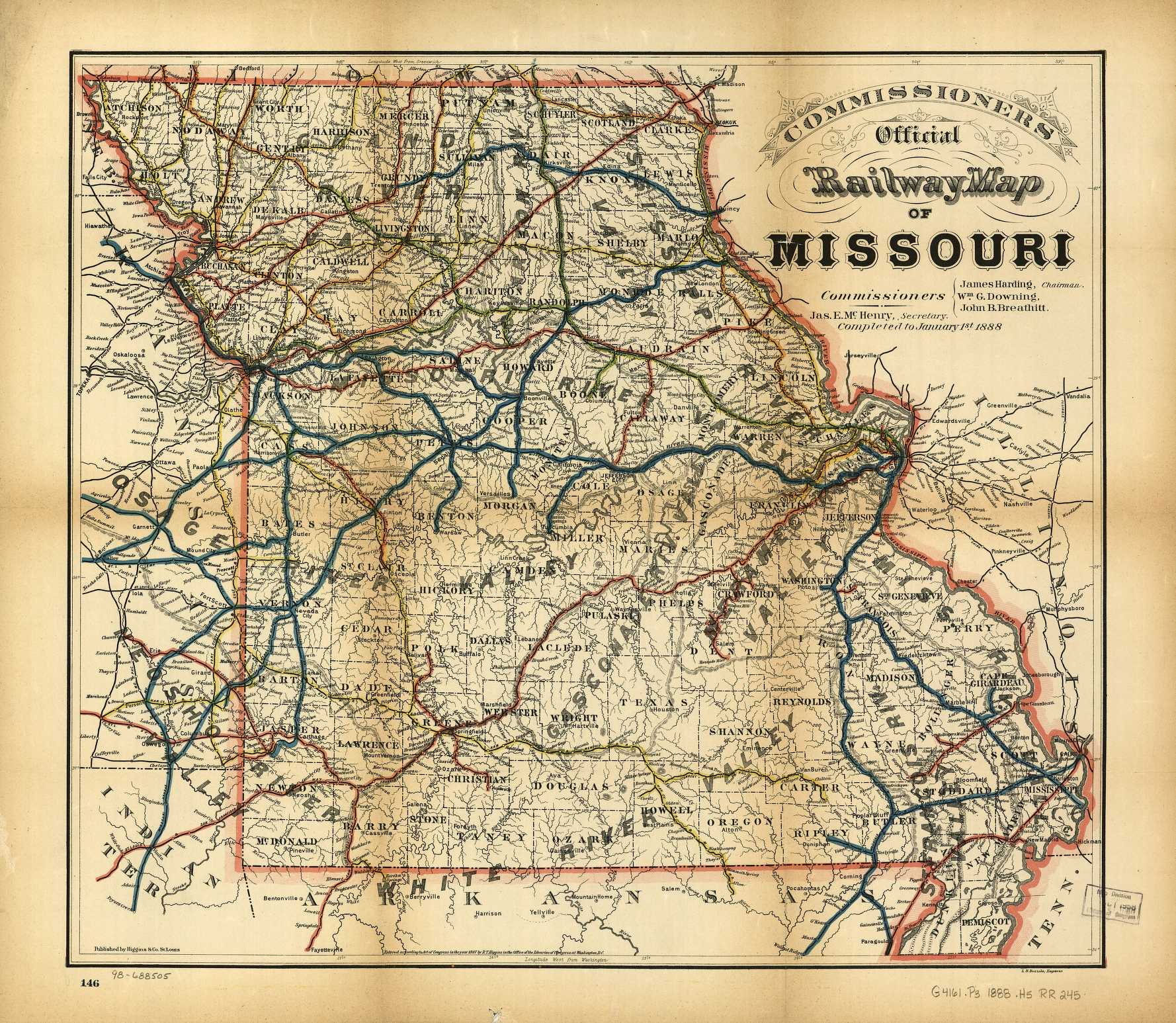 Raymond D. Shasteen - Genealogy - HISTORICAL MAPS — MISSOURI Raymond D. Shasteen - Genealogy - HISTORICAL MAPS — MISSOURI
